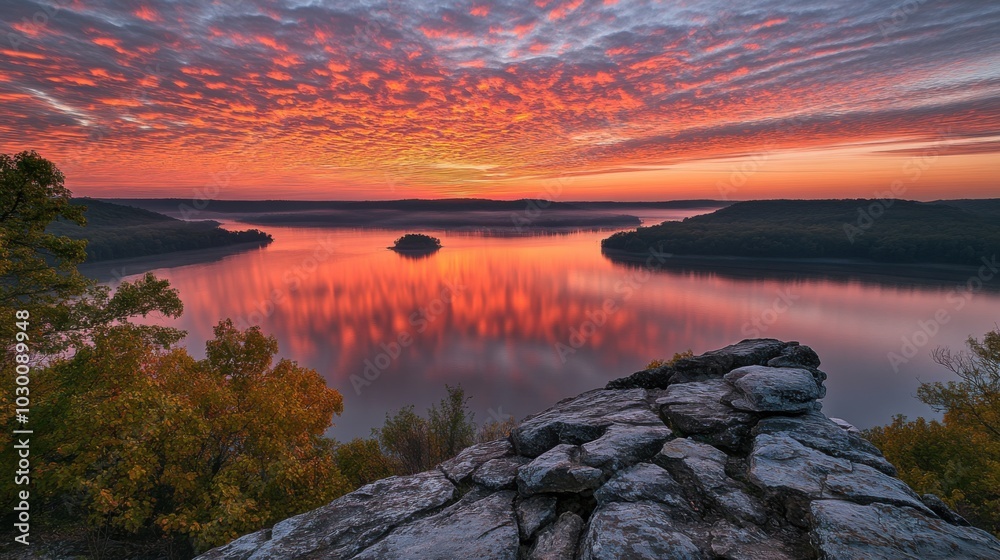 Dawn at Table Rock Lake: Captivating Nikon Shot with Natural Light ...