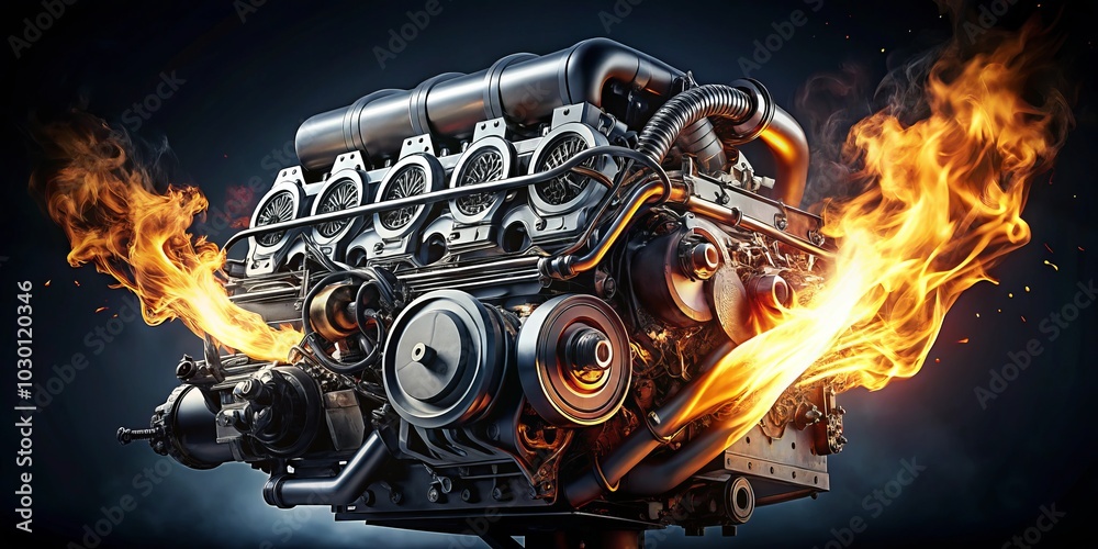 V8 Car Engine Ignition with Internal Combustion Dynamics in Fuel ...