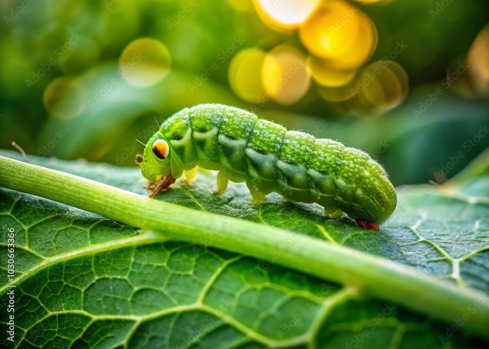 Green Larva Infestation on Okra Plant: Impact on Crop Health and ...