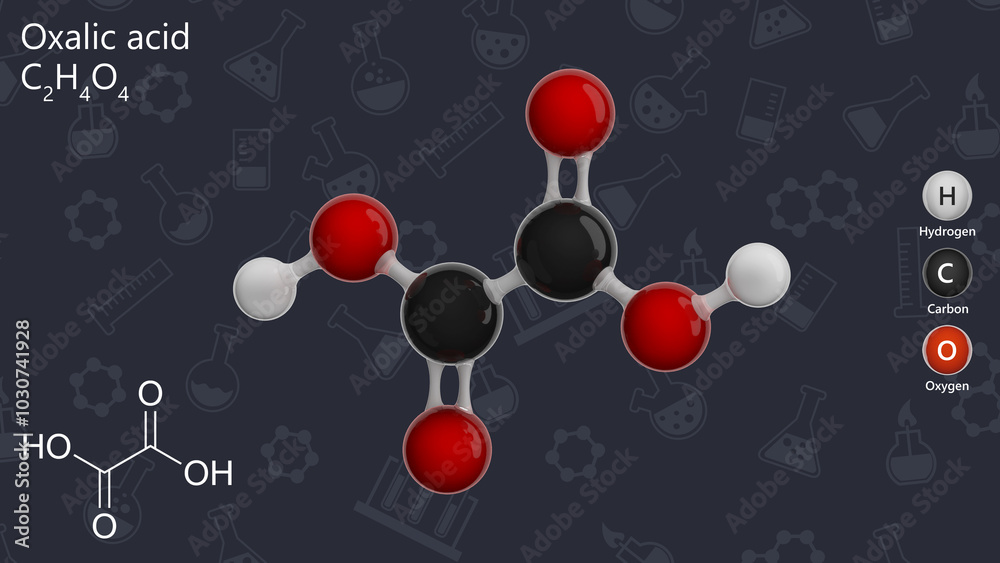 The 2d structure of Ethylene oxide molecule. It is a colorless and ...