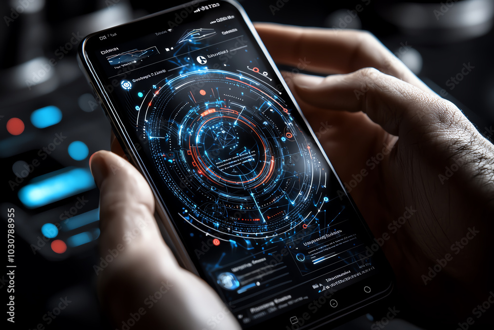 AI generating smart layouts and user interfaces for a mobile app project, optimizing for ...