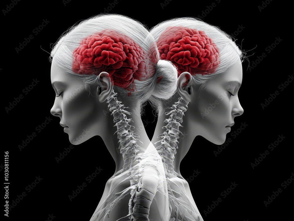 Exploring the Intricacies of the Human Mind Through a Unique Back View ...