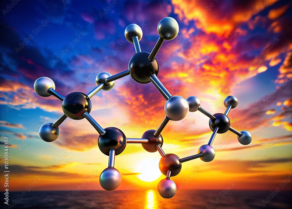 ภาพประกอบสต็อก Chemical Structure of Dimethyl Ether (CH3OCH3) - Visual ...