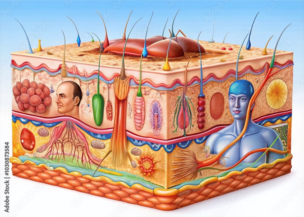 Comprehensive Visual Guide to the Integumentary System: Anatomy, Functions, and Health Insights ...
