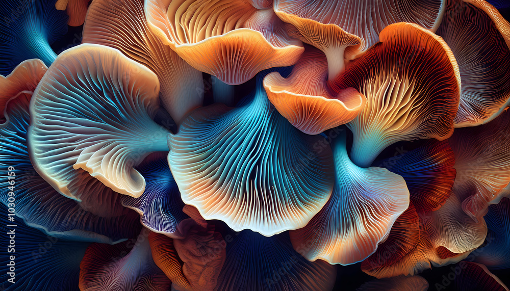 slats, slat, gill, gills, fungi, mushroom, background, texture, beauty ...