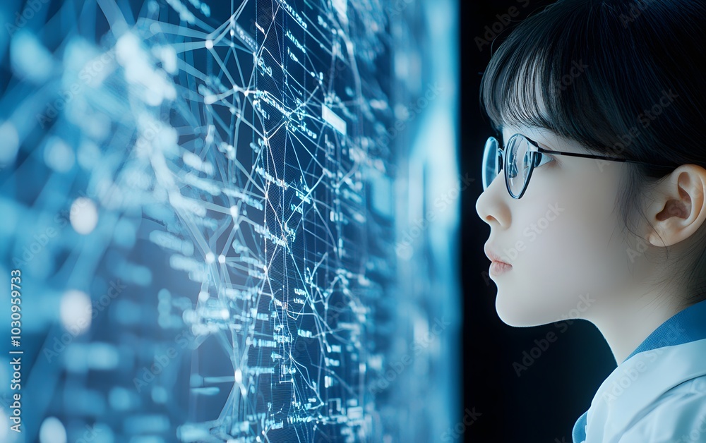 Interactive learning interface with AI tutor assisting students ...