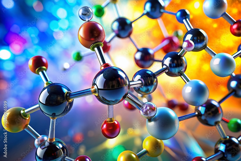 Ethanol Molecular Structure Illustration and Chemical Formula for ...