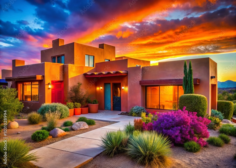 Modern Pueblo House Design: A Blend of Tradition and Contemporary ...