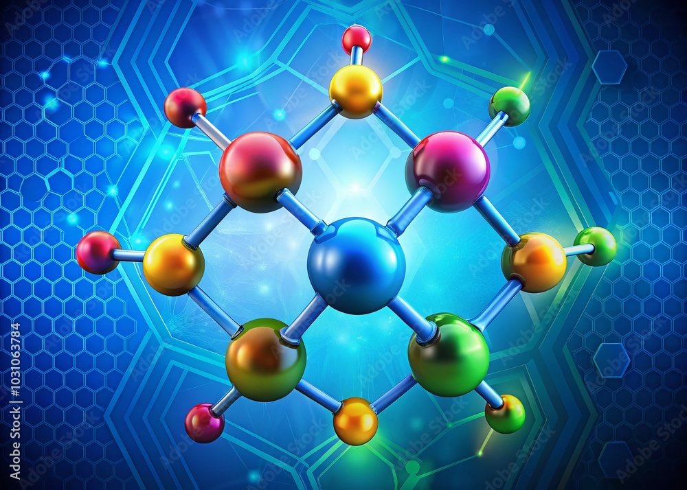Toluene Chemical Structure Illustration: Detailed Diagram of Molecular ...