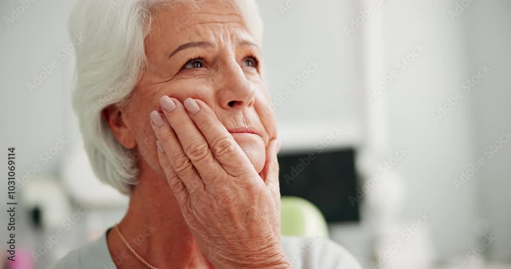 House, thinking and senior woman with memory, retirement and ideas in ...
