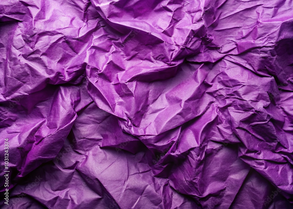 Abstract Violet Crumpled Paper Texture for Fashion Photography Mockups ...