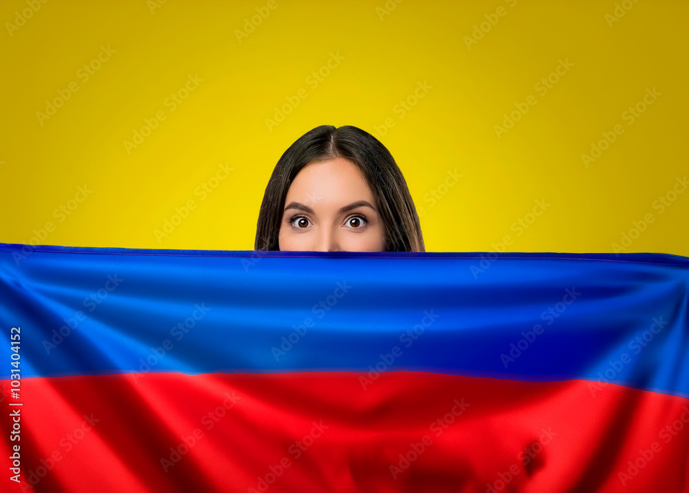 Bandera De Colombia Bandera Nueva York Se Vistió Con Los Colores De