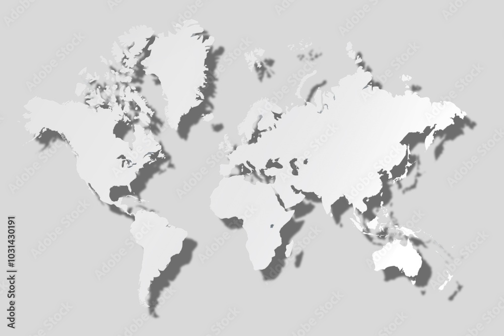 World map Grayscale,isolated on white background for website layouts ...