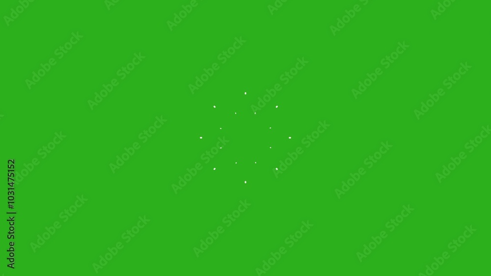 circle burst motion on green background, Flat Style Animated Shapes ...