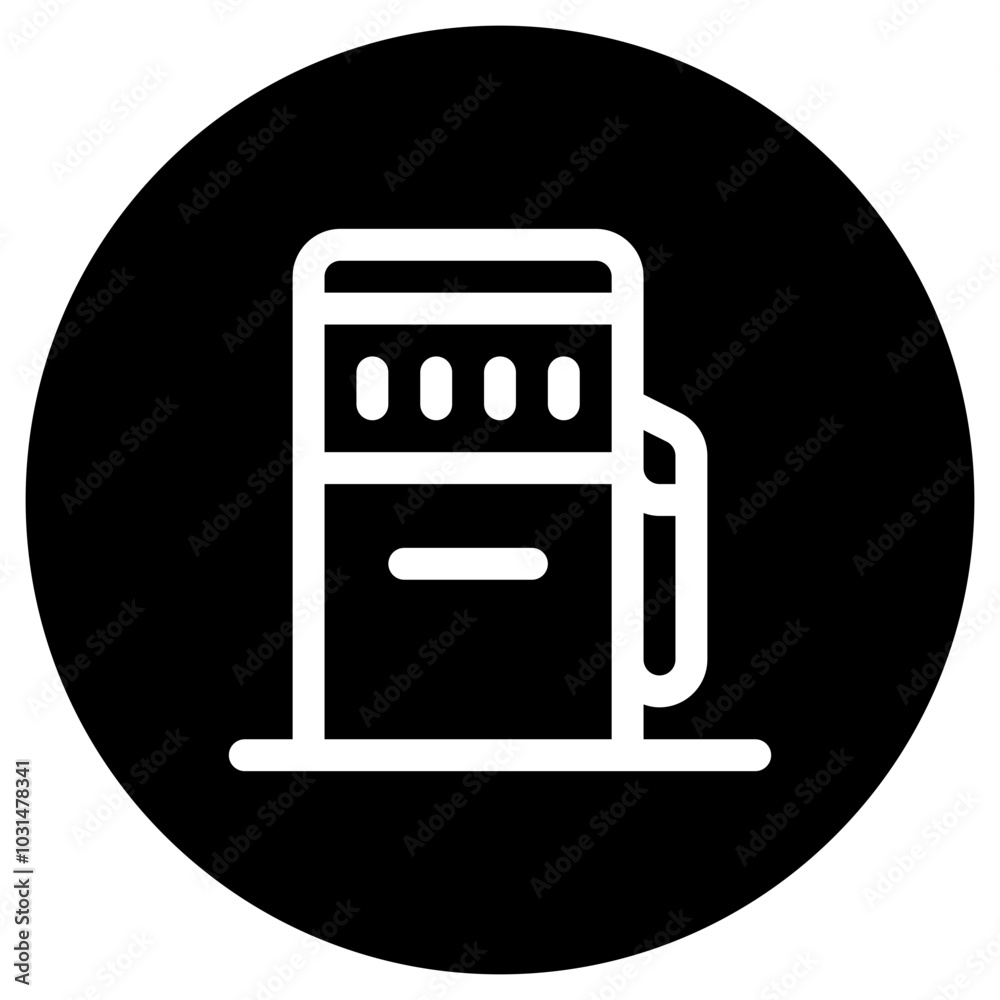 Editable gas station vector icon. Part of a big icon set family ...