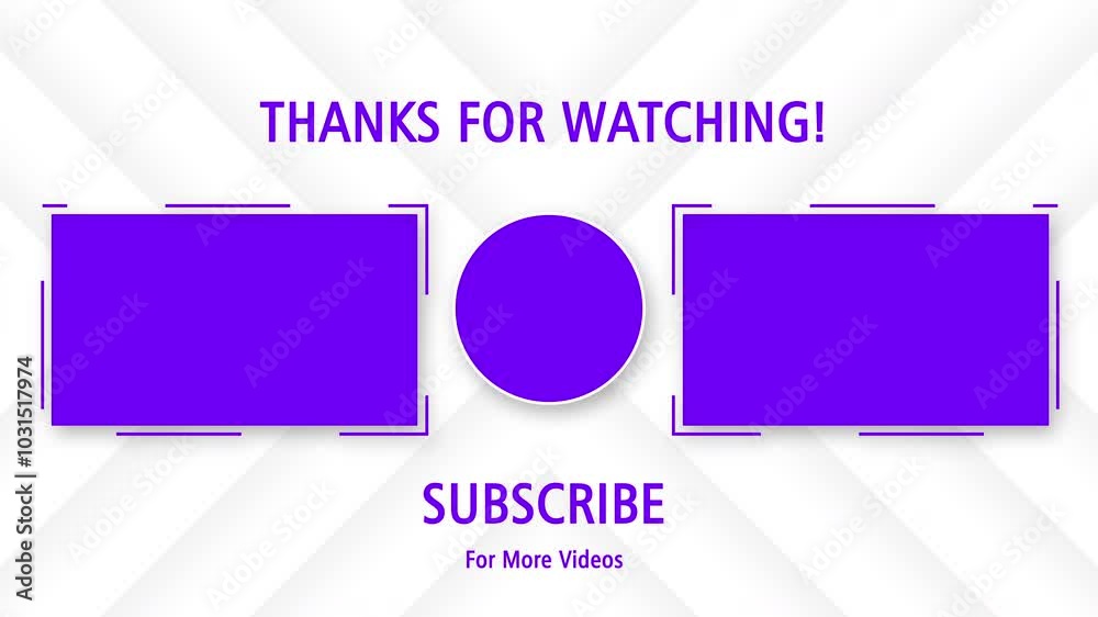 Video „YouTube end card ending screen animation. YouTube End screen ...