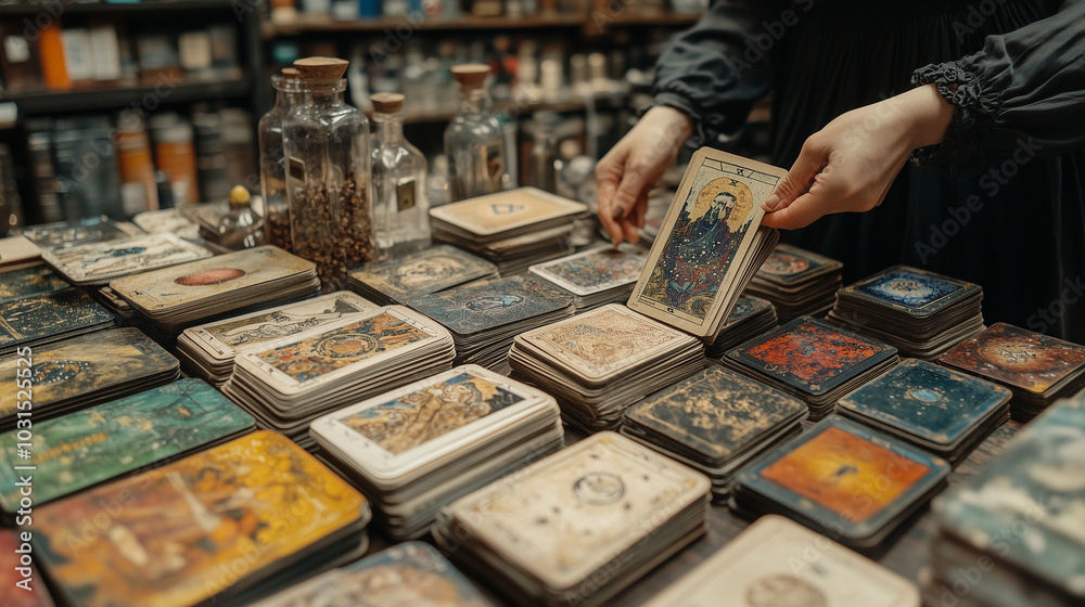 A fortuneteller, seer, medium, oracle, witch, shaman, mystic, ritualist ...