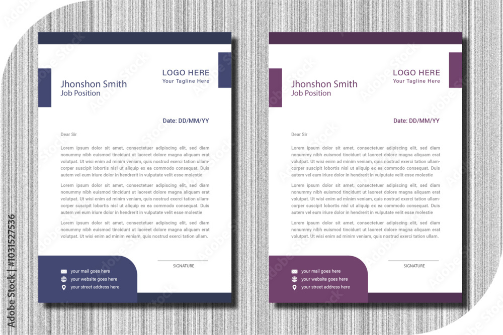 Simple And Clean Print Ready Design, Elegant Flat Design Vector ...