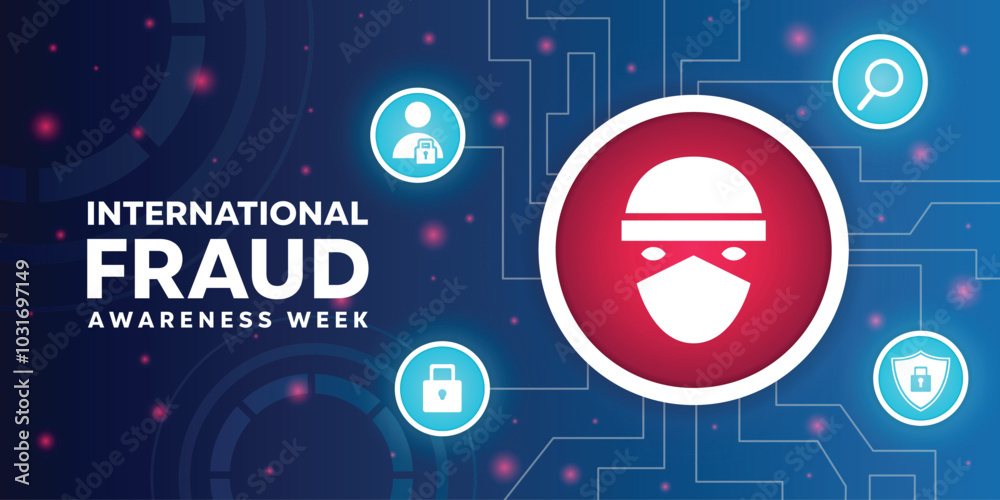 International Fraud Awareness Week. Human, magnifying glass, people ...