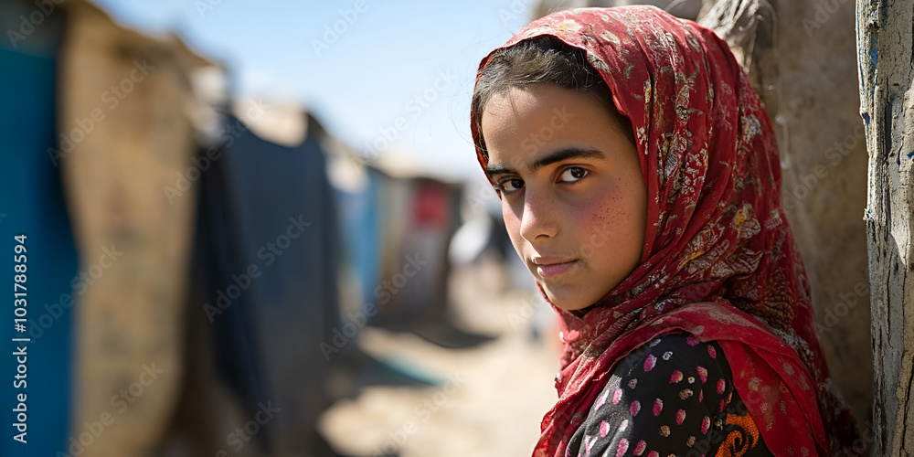 Poverty in India, photos of a poor teenage girl in India . A scene ...