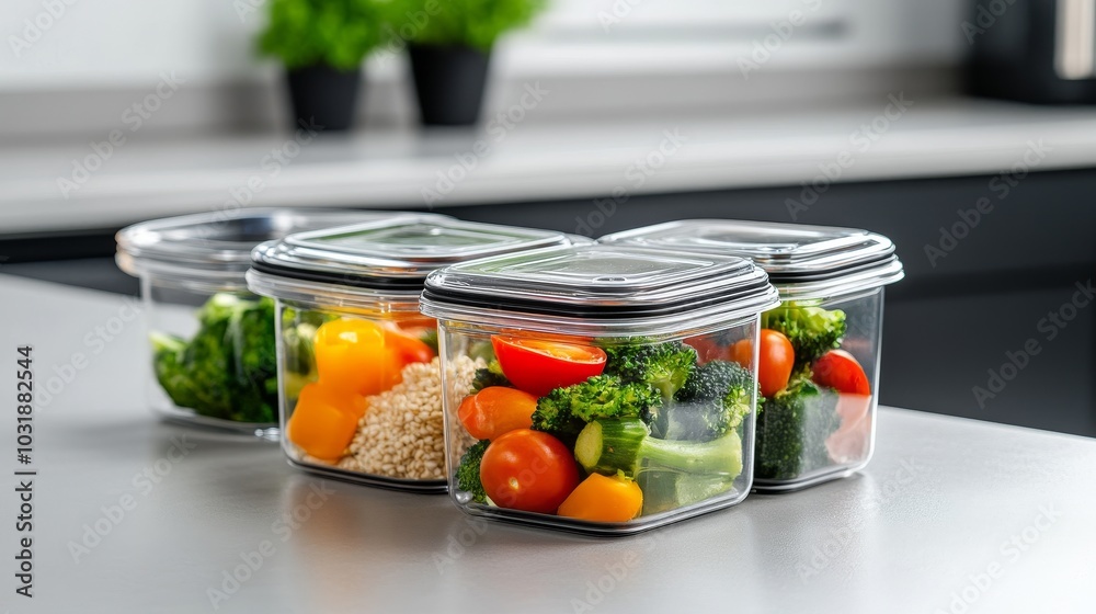 Healthy Meal Prep Containers: Organized and Ready to Go, featuring ...