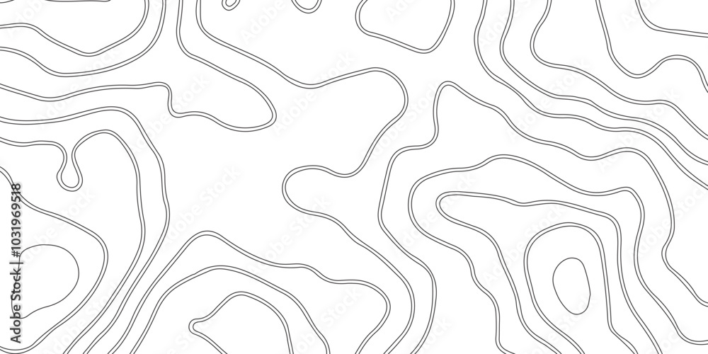 Background of the topographic map. Topographic map lines, contour ...
