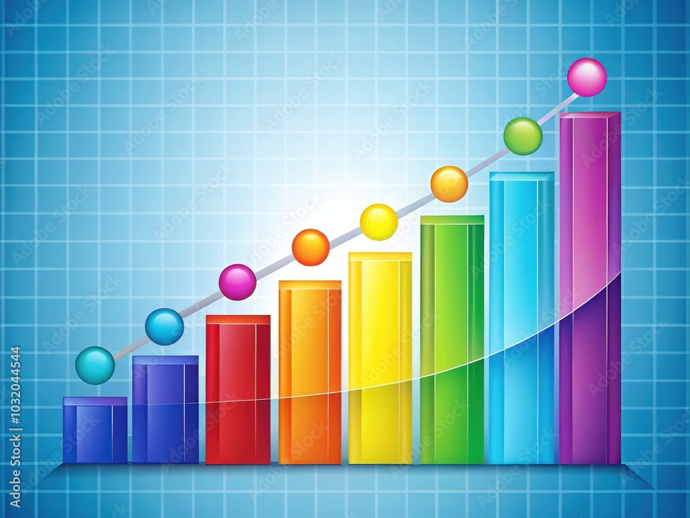 Abstract Process Chart with 7 Steps for Business Presentation ...