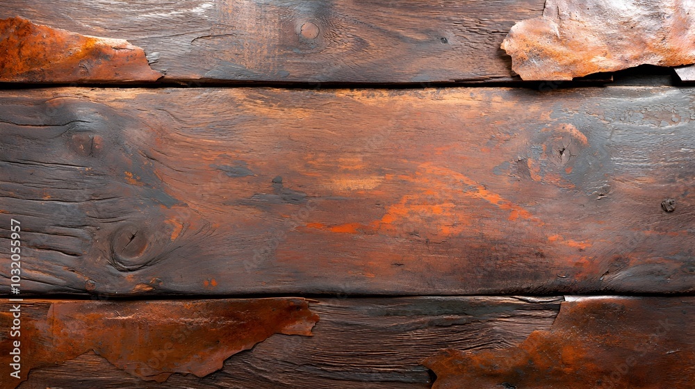 Weathered and Distressed Metal Sheet Background with Scratches Rust and ...
