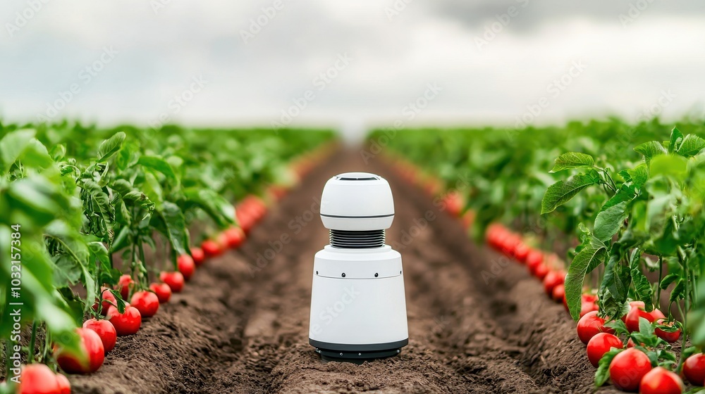 Robot hardware, A smart agricultural robot in a tomato field, An ...