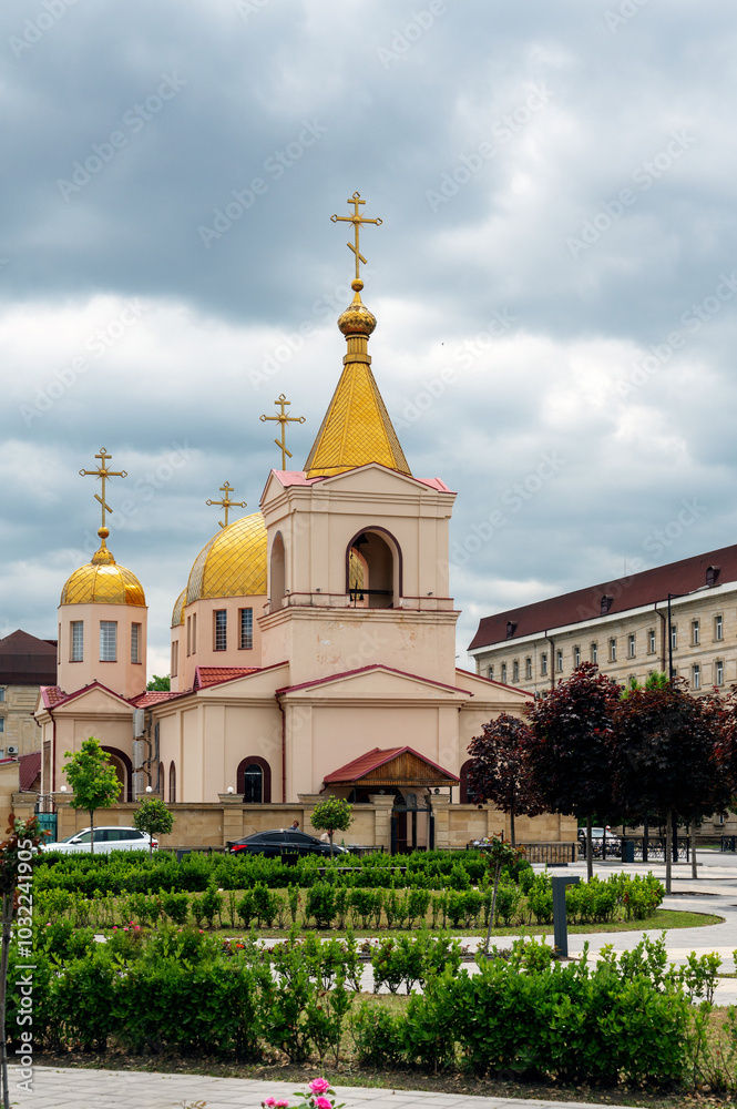 Grozny, Russia: 12.05.2024. Orthodox Church of St. Michael the ...