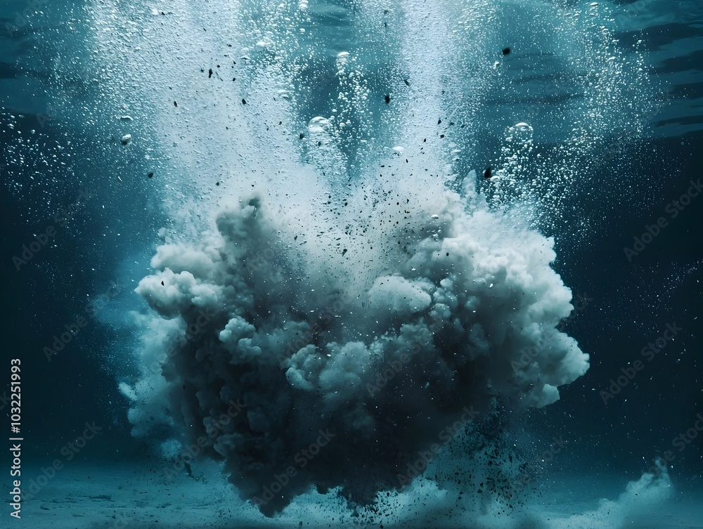 Underwater Bomb Explosion Captured in Slow Motion Massive Water Bubble ...