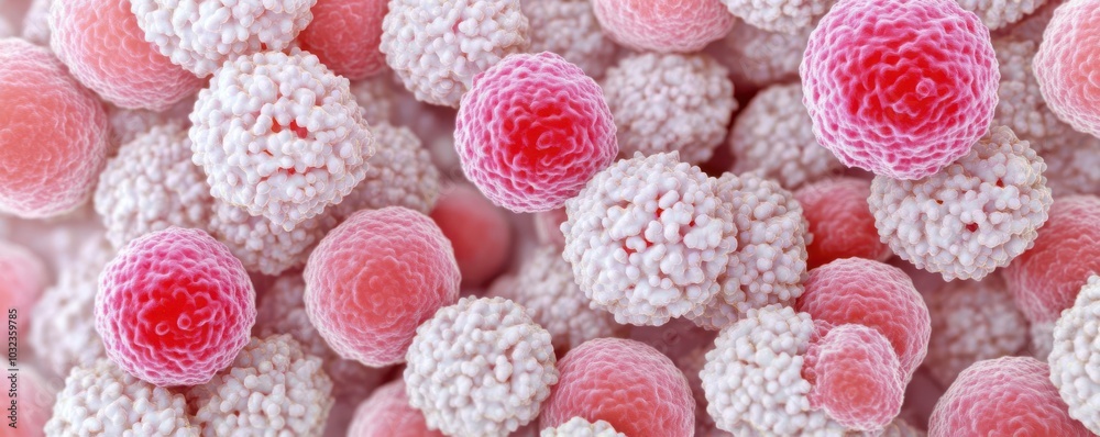 Head and neck cancer cells microscopic image of cancer cells found in ...