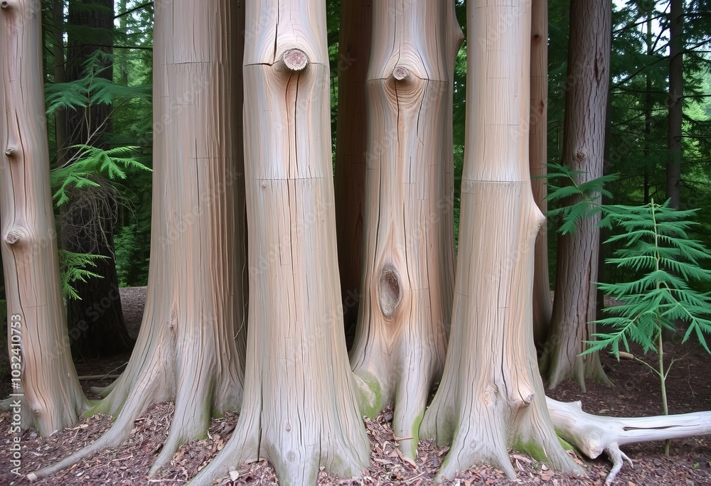 Port Orford Cedar A strong cedar species with a light color and Stock Photo | Adobe Stock