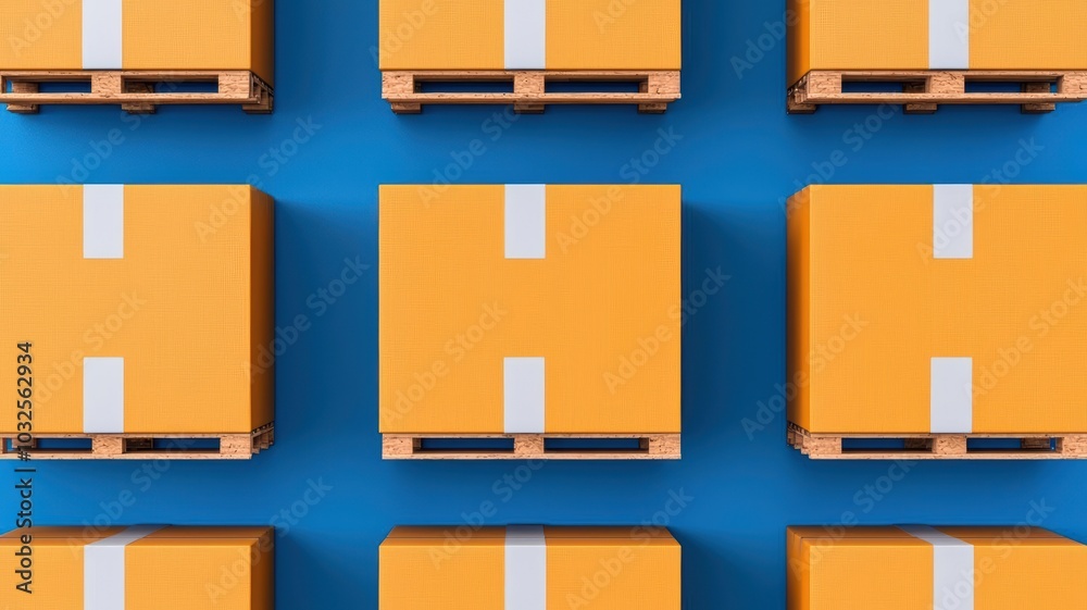 Bird s eye view of warehouse workflow, illustrating strategic cost ...