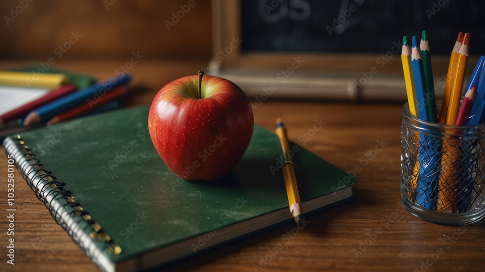 Creative education symbolism through vibrant classroom decor, study ...