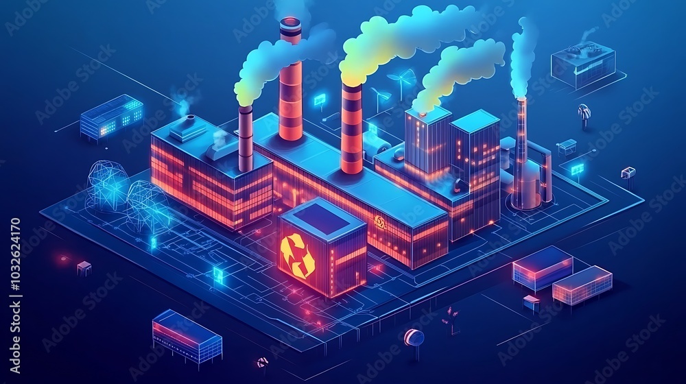 a detailed diagram showing the process of carbon capture and storage ...