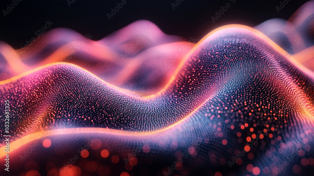 quantum entanglement, showcasing two interconnected particles in a ...