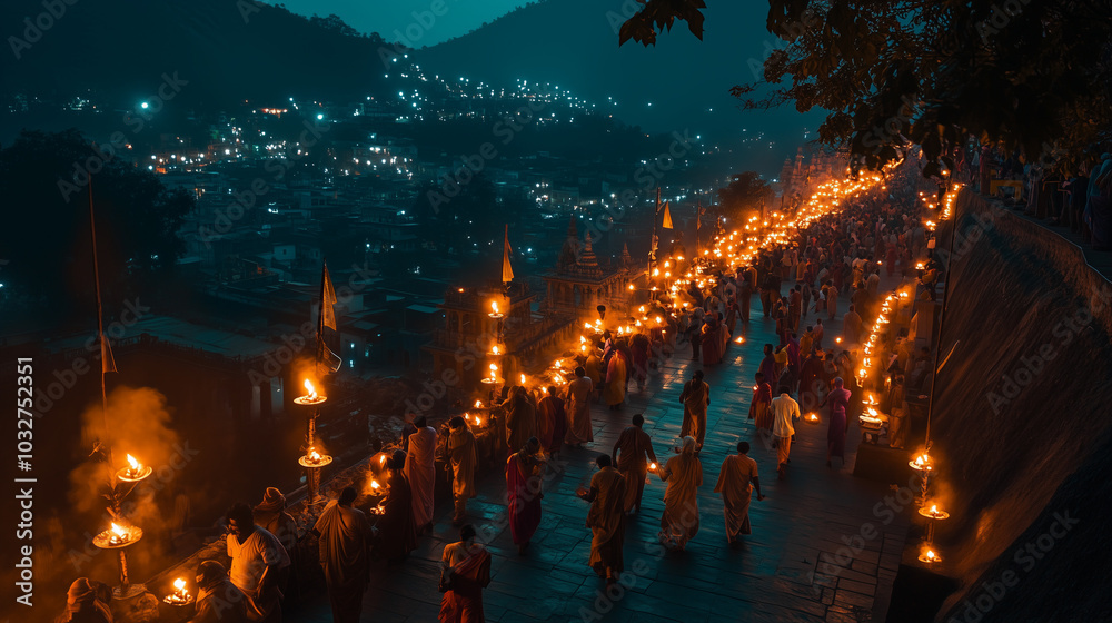 Karthigai Deepam procession around Thiruvannamalai Temple, devotees ...