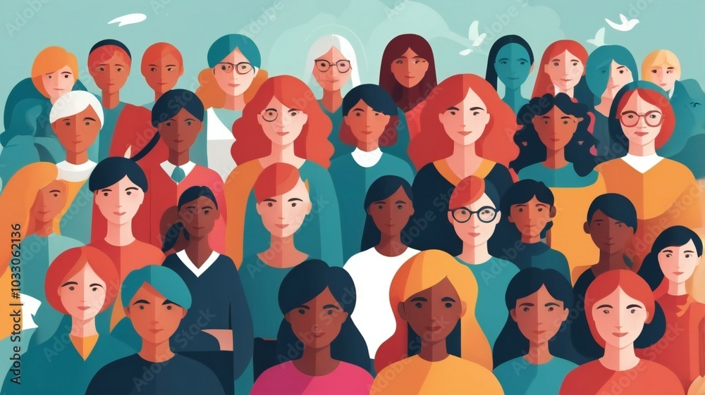 illustration, SDG, Gender Equality: Achieve gender equality and empower ...