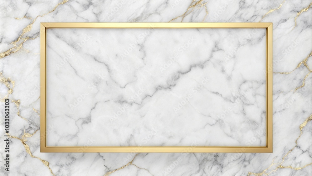 High angle white marble rectangle outside and gray marble rectangle ...
