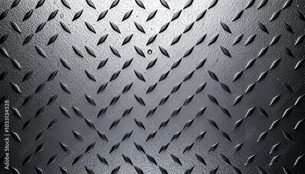 Knurl contact surface background. Metal rhombus pattern surface ...