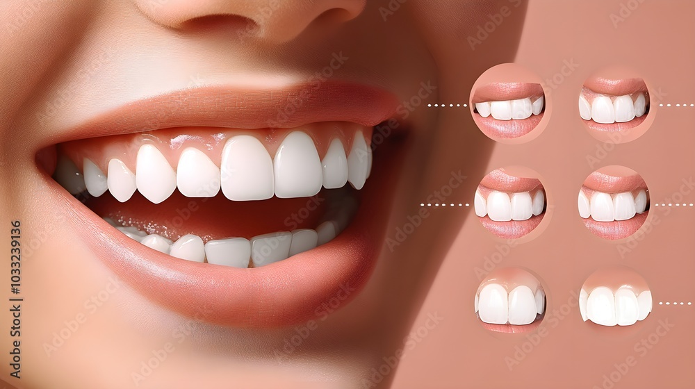 Teeth whitening procedure infographic, featuring detailed steps and ...