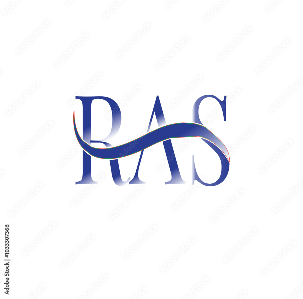 Alphabet letters Initials Monogram logo RAS, RA, AS,RAS letter logo ...