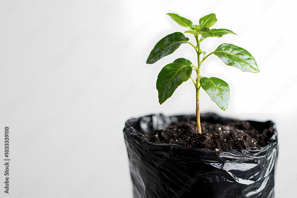 sapling isolated on white: sapling tree, young tree, Planting Tree ...