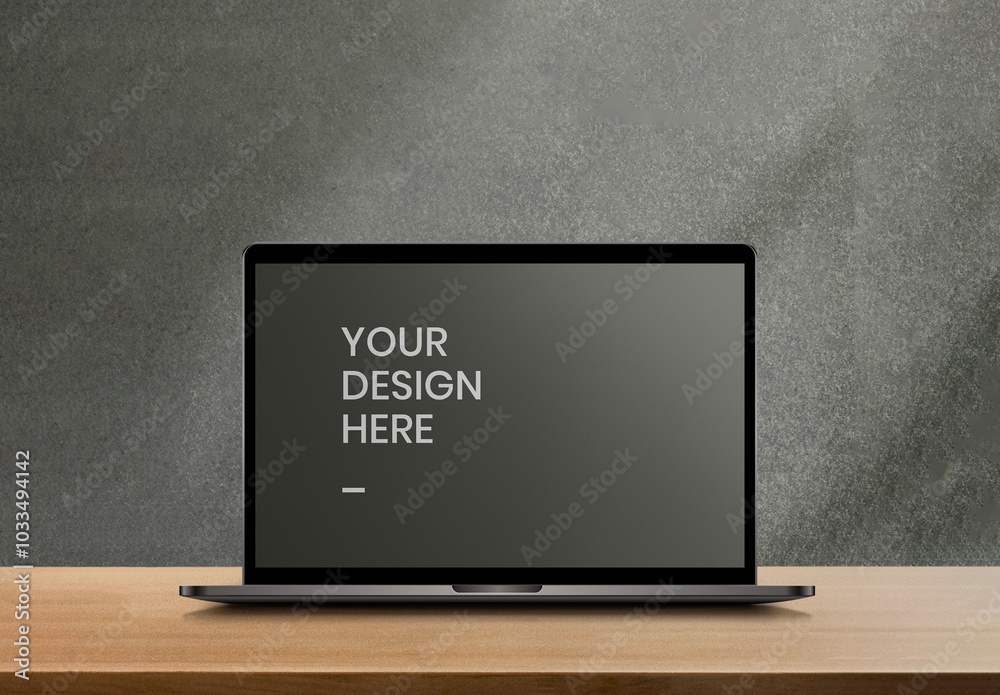 Screen Laptop Mockup Stock Template | Adobe Stock