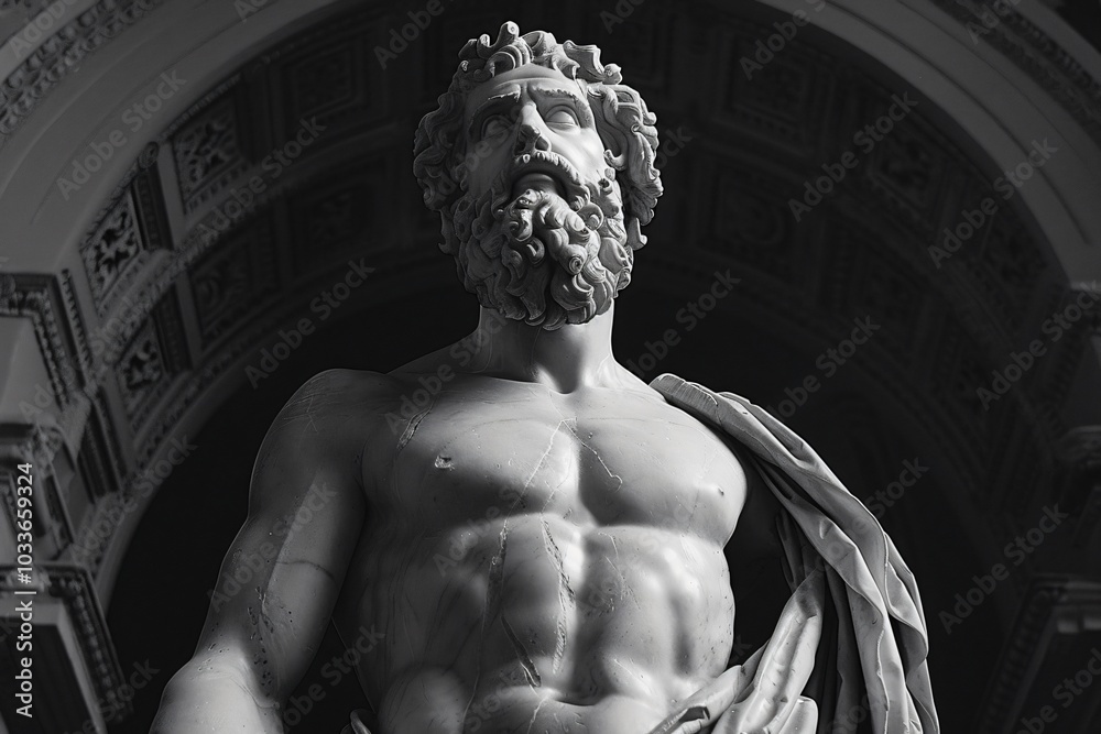 Poster The Statue of Zeus at Olympia, one of the Seven Wonders of the ...