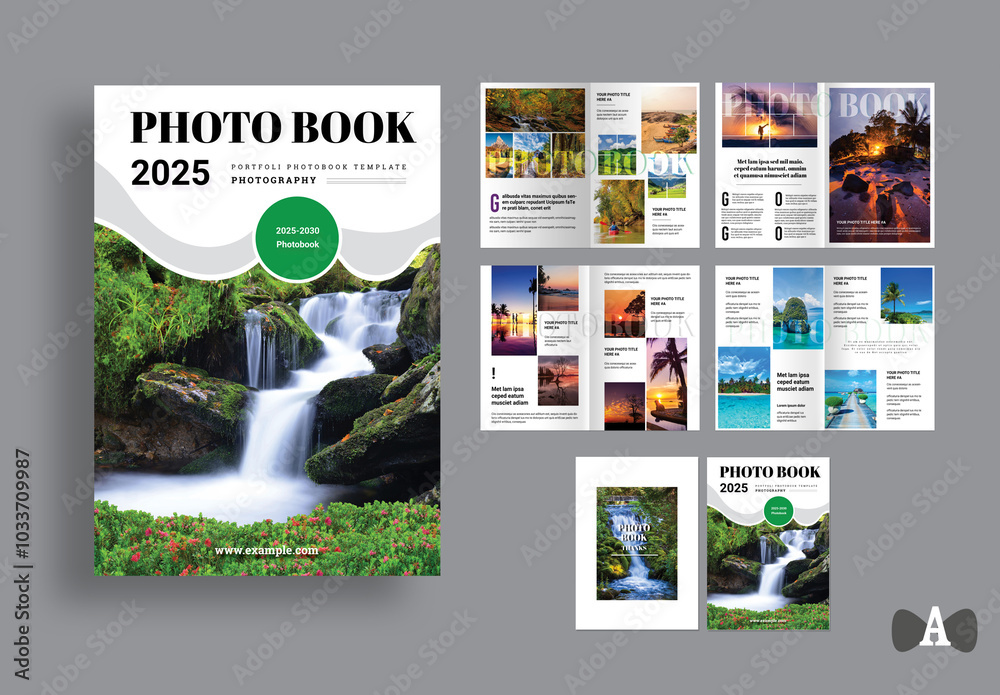 Photo Book Magazine Template Stock Template | Adobe Stock