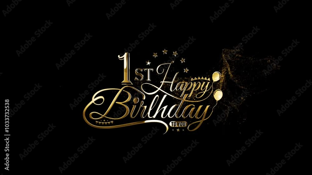 1st Birthday, Happy 1st Years Birthday, 1st Happy Birthday To You ...