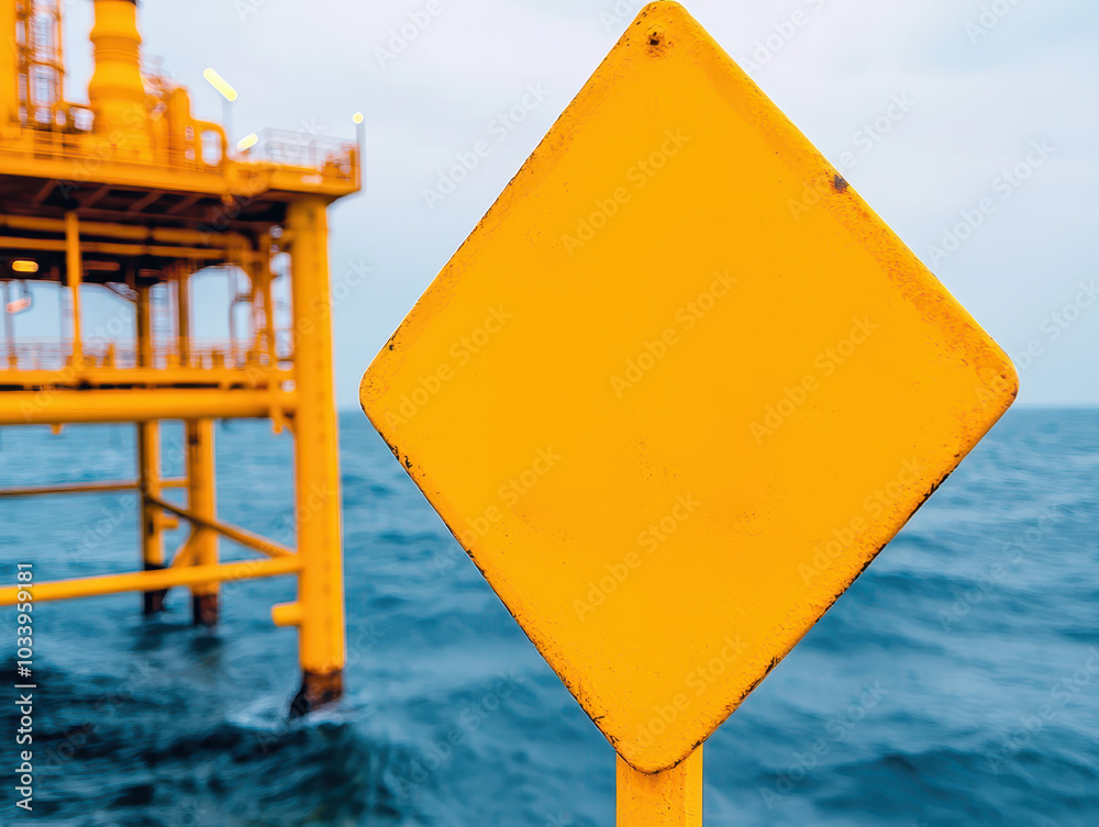 Navigating the waters safety and industrial signage at offshore oil ...