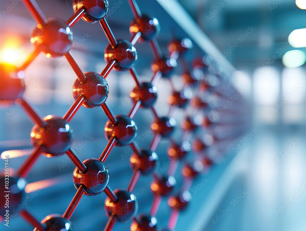 Exploring the intricacies of atomic structures a visual journey through nanotechnology and ...